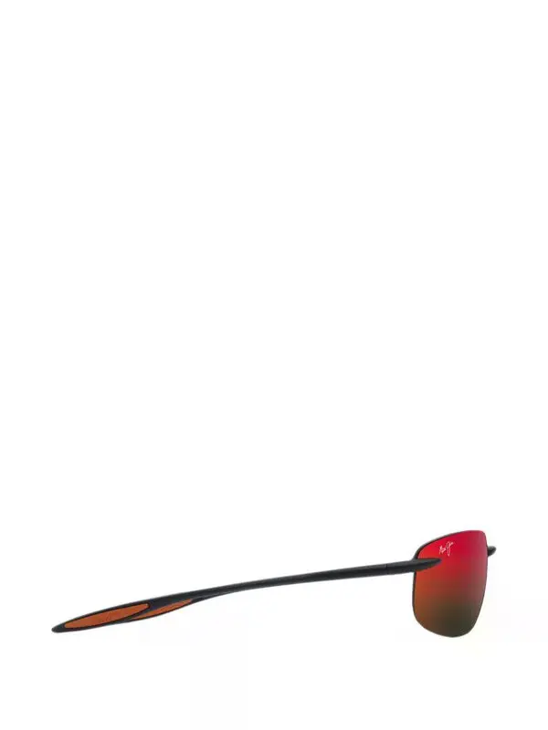 Maui Jim Hookipa Ultra Rectangle-frame Sunglasses - Black