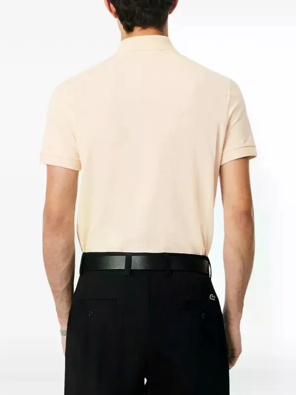 Lacoste Logo-patch Piqué Polo Shirt - Neutrals