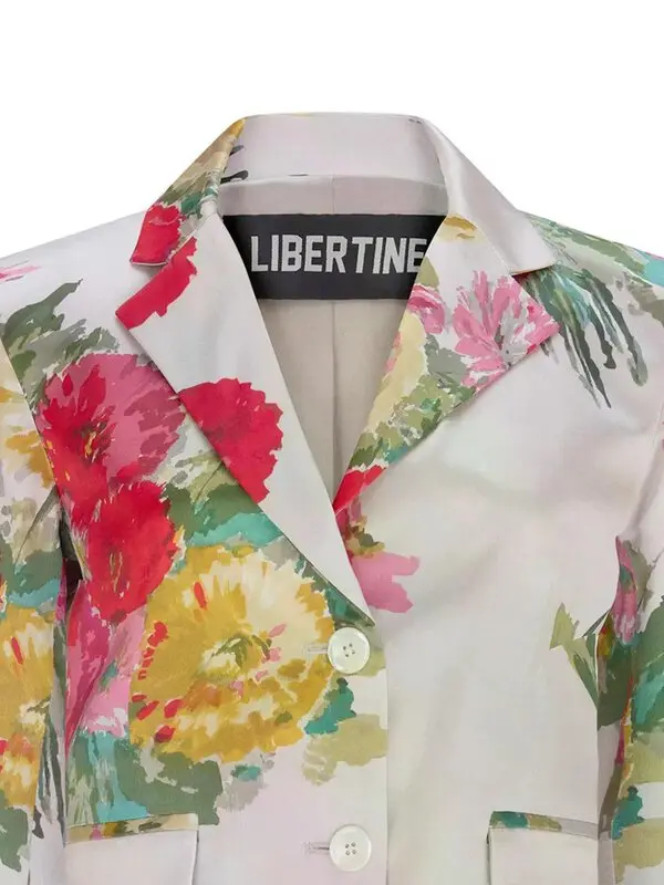 Libertine Pat Nixon Floral-print Silk Blazer