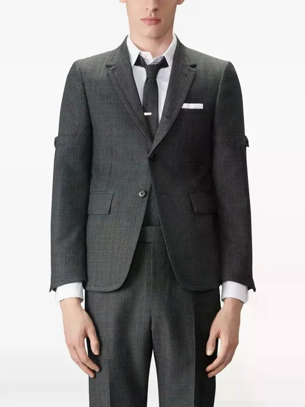 Thom Browne Prince Of Wales-check Wool Sportcoat