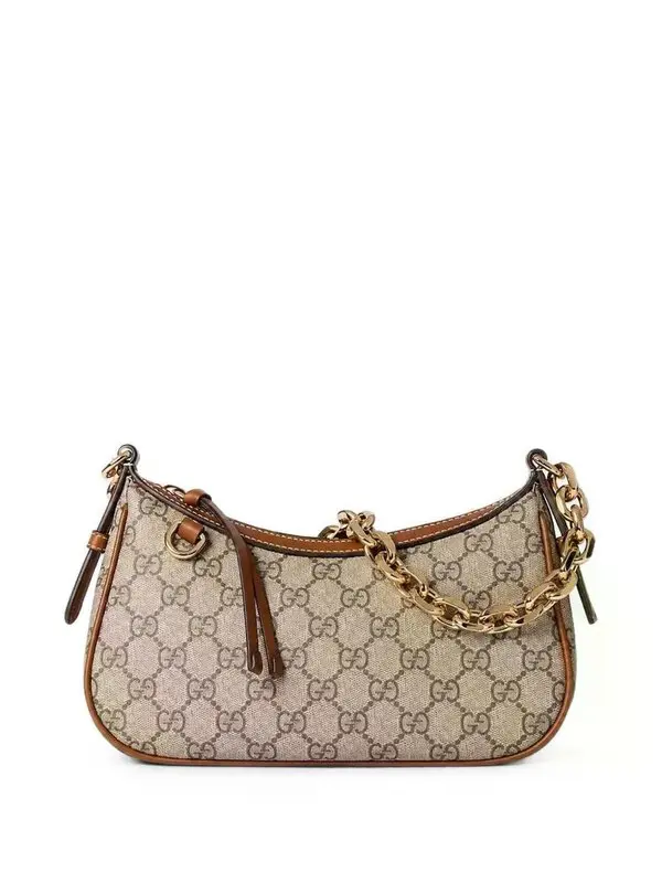 Gucci Gg Emblem Monogram-print Shoulder Bag