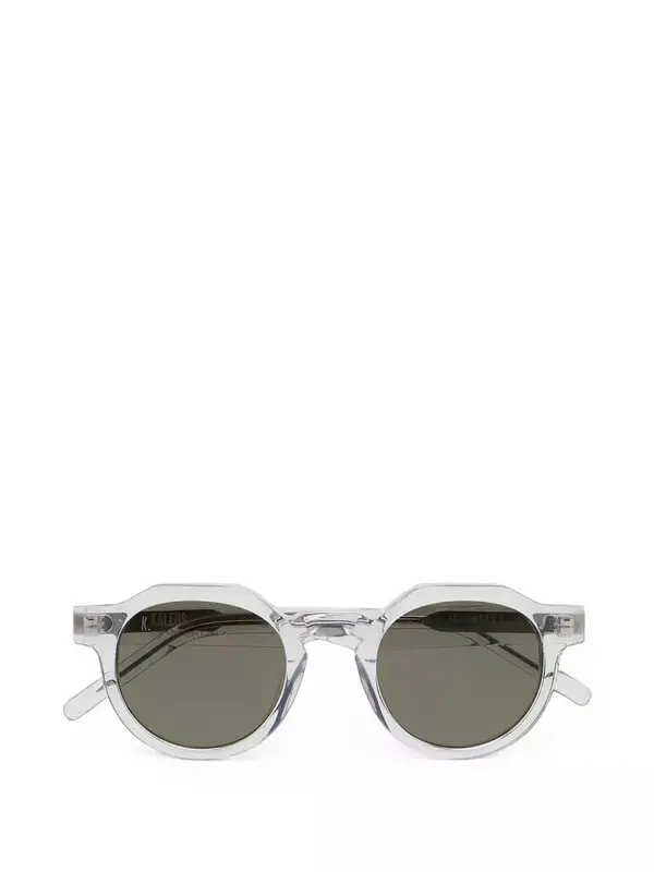 KALEOS Jaconelli Geometric-frame Sunglasses - Grey