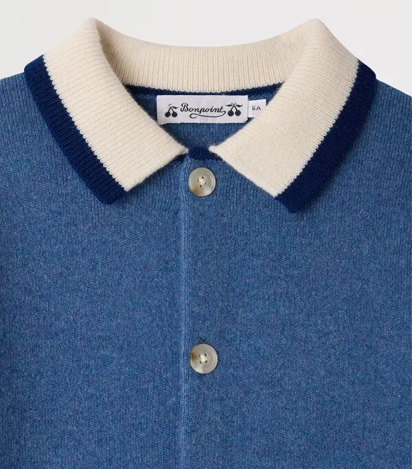 Bonpoint Cashmere Collared Cardigan