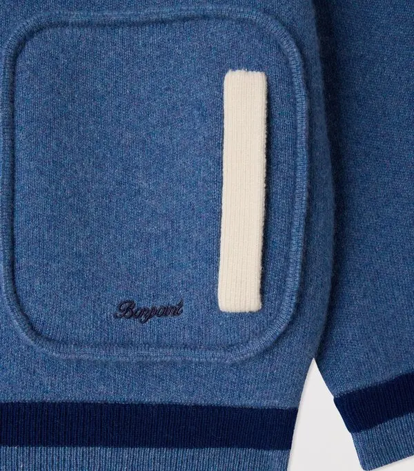 Bonpoint Cashmere Collared Cardigan