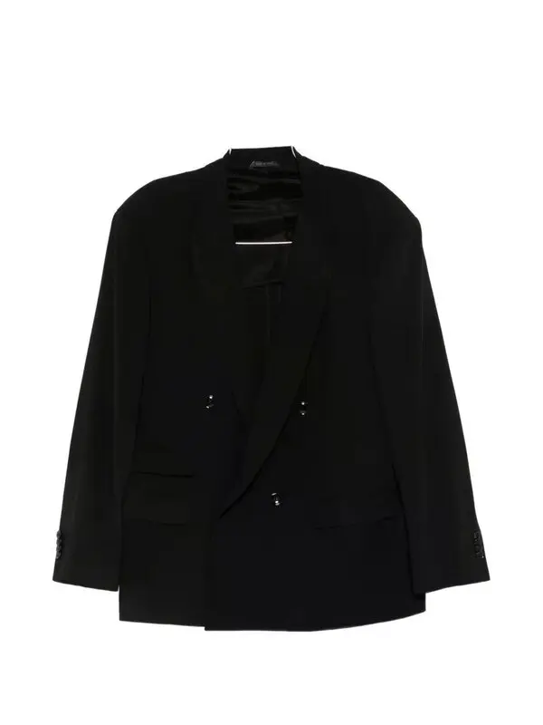 Giorgio Armani Virgin Wool Suit - Black