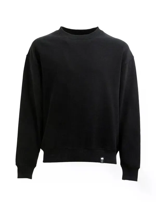 Palm Angels Cotton Sweater - Black