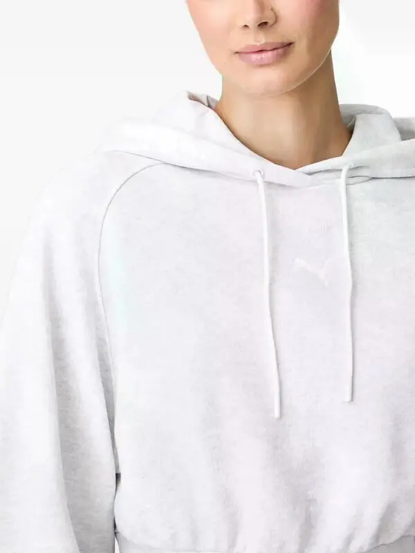 PUMA Embroidered-logo Long-sleeve Hoodie