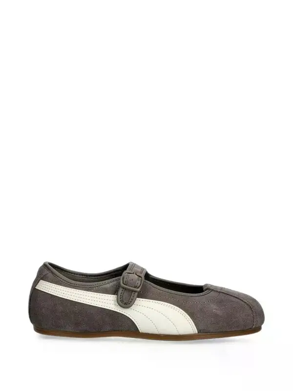PUMA Tacklette Buckle-fastening Ballet Sneakers - Grey
