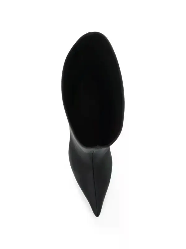Amina Muaddi Fiona Pointed-toe Boots