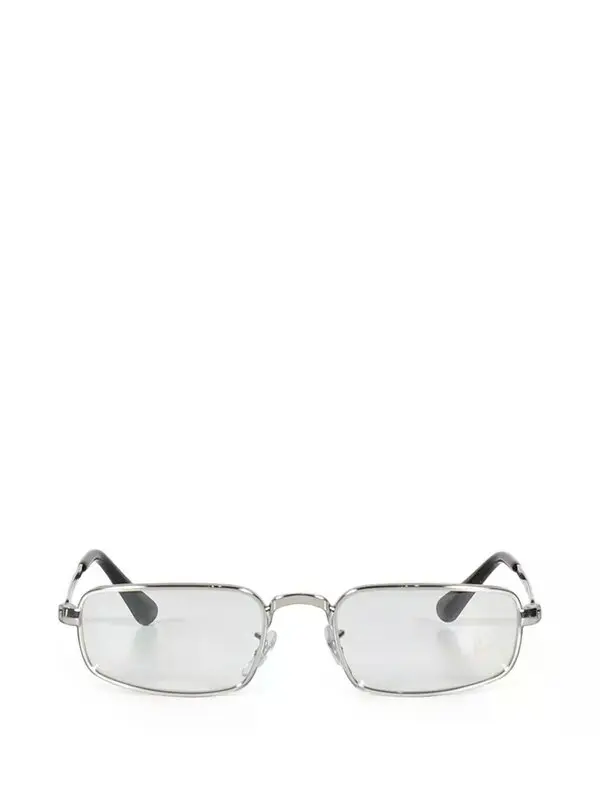 Ray-ban X A$ap Rockyrectangle-frame Glasses - Silver