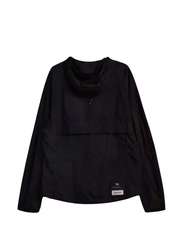 Y3 SPORT Hooded Zip-up Jacket - Black