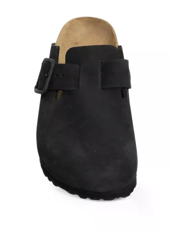 BIRKENSTOCK Boston Nubuck Leather Mules