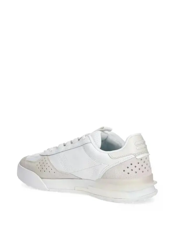 Lacoste Slam Break Perforated Panelled Sneakers - White