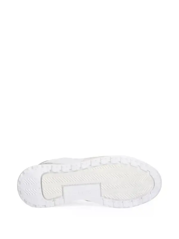 Lacoste Slam Break Perforated Panelled Sneakers - White