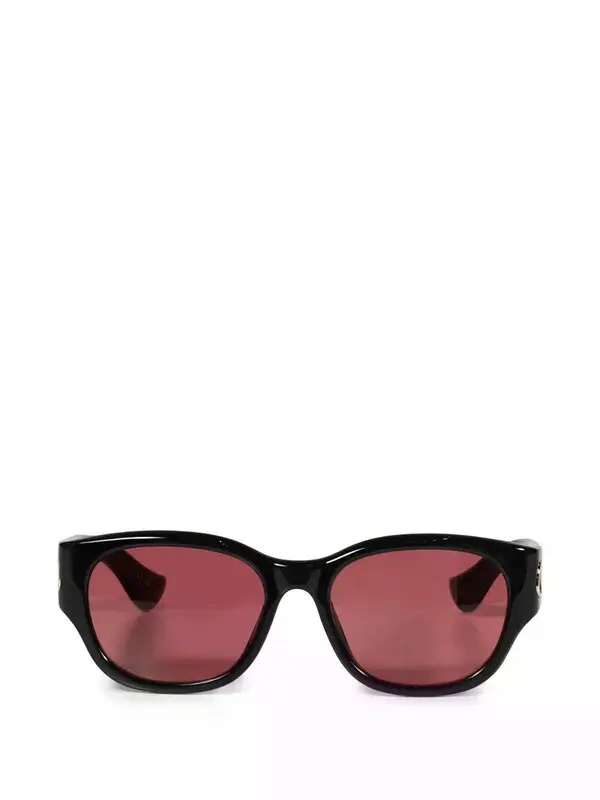 Valentino Garavani Vlogo Square Frame Sunglasses - Black