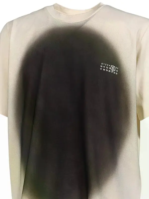 MAISON MARGIELA Spray-effect Logo-print T-shirt