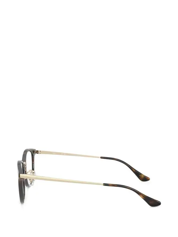 Ray-ban Havana Square Frame Glasses - Brown