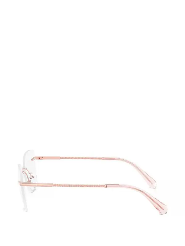Michael Kors Nags Head Rectangle-frame Glasses - Pink