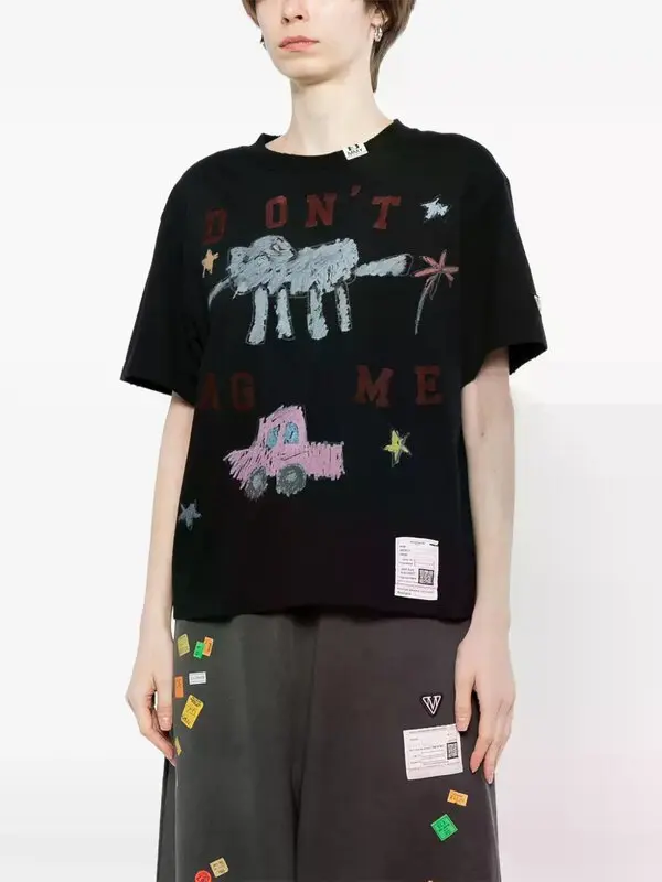 Mihara Yasuhiro Graphic-print T-shirt - Black