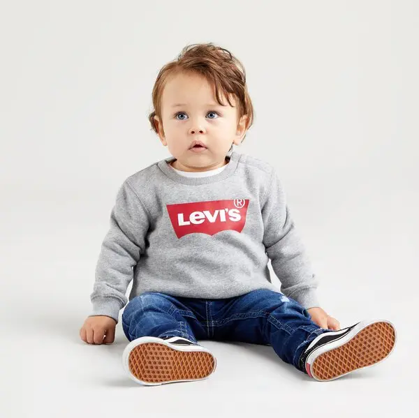 LEVI'S Baby Crewneck Sweatshirt - Grey