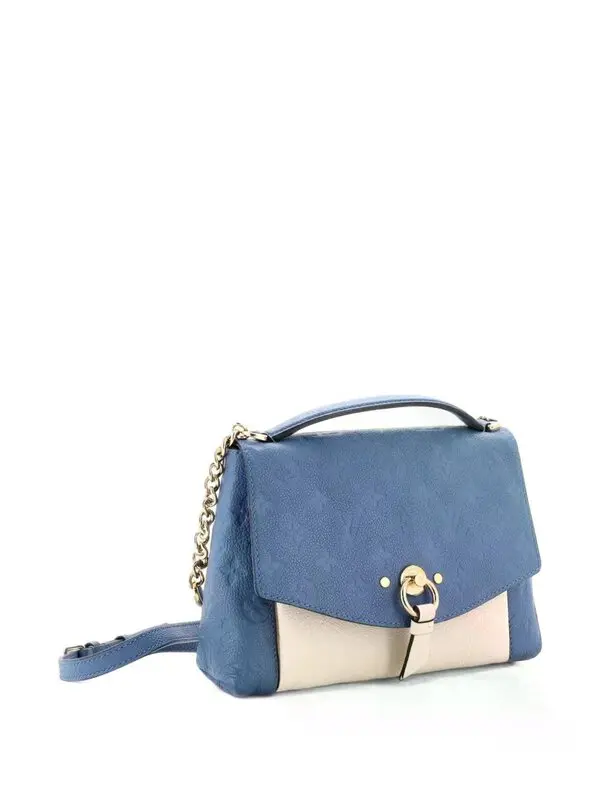 LOUIS VUITTON Blanche Handbag Monogram Empreinte Leather Bb Shoulder Bag - Blue