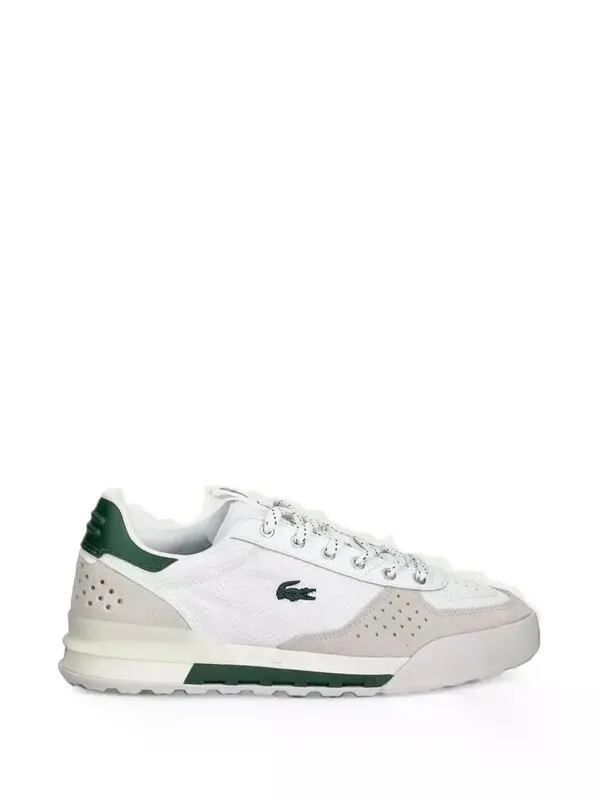 Lacoste Slam Break Logo-patch Panelled Sneakers - White