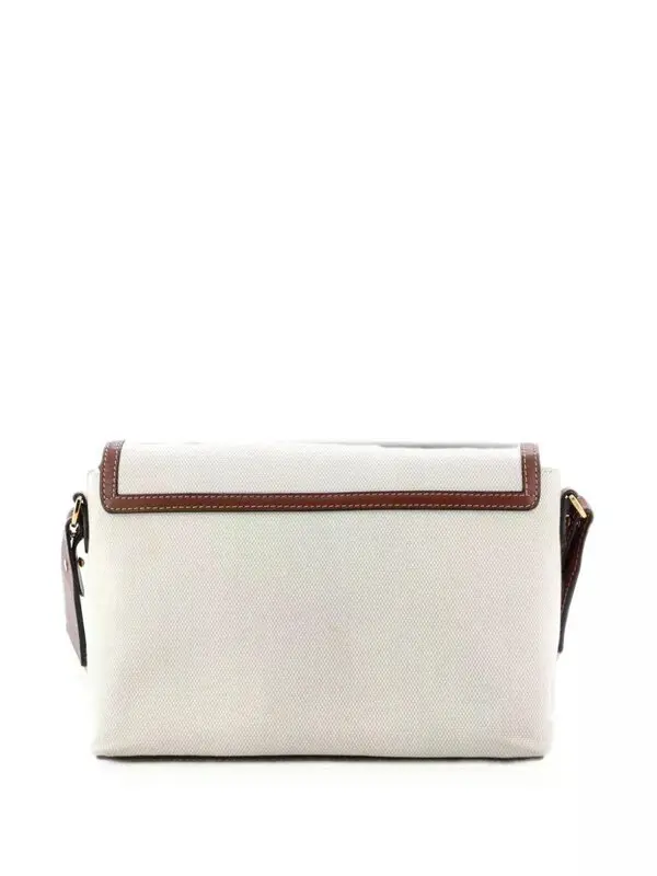 Burberry Note Canvas With Leather Medium Crossbody Bag