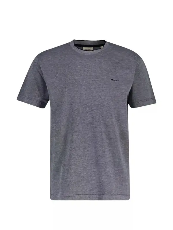 Gant Logo-embroidered T-shirt - Grey