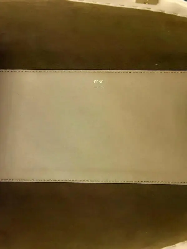 Fendi Sunshine Shopper Leather Large Tote Bag