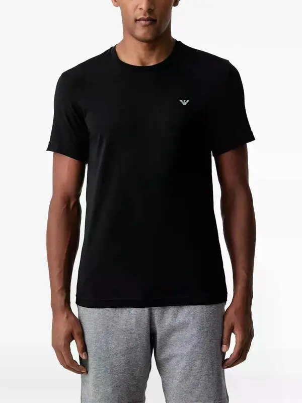 Emporio Armani Logo-print Pajamas - Black