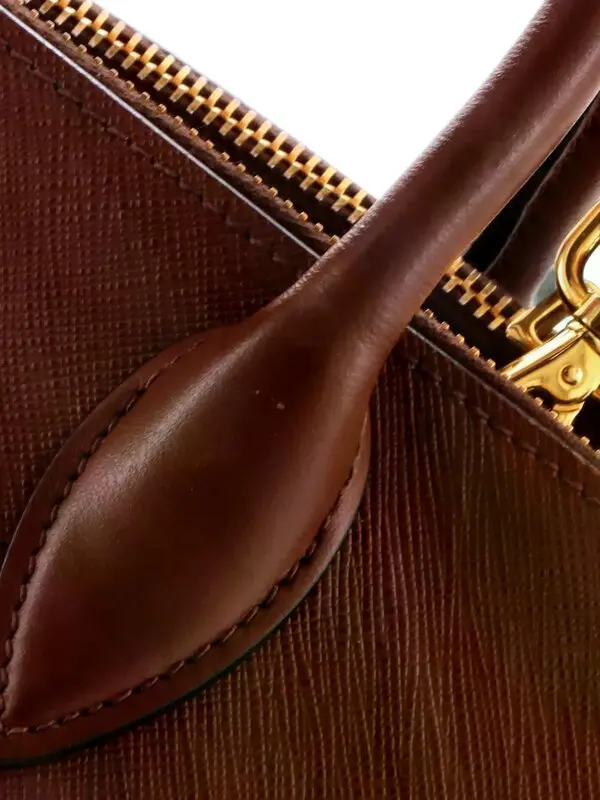 Prada Paradigme Tote Saffiano Leather Medium Satchel