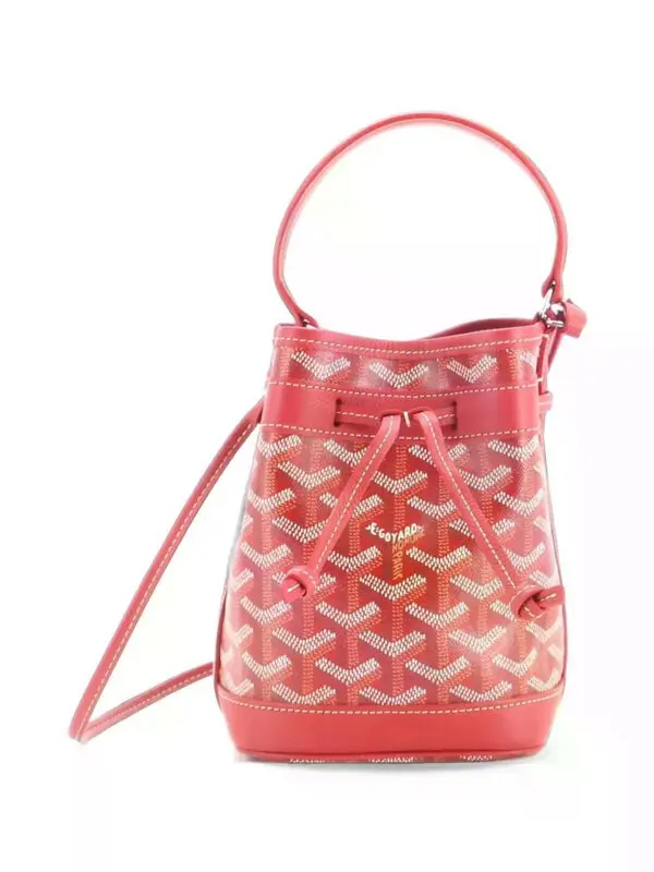 Goyard Petit Flot Coated Canvas Mini Bucket Bag