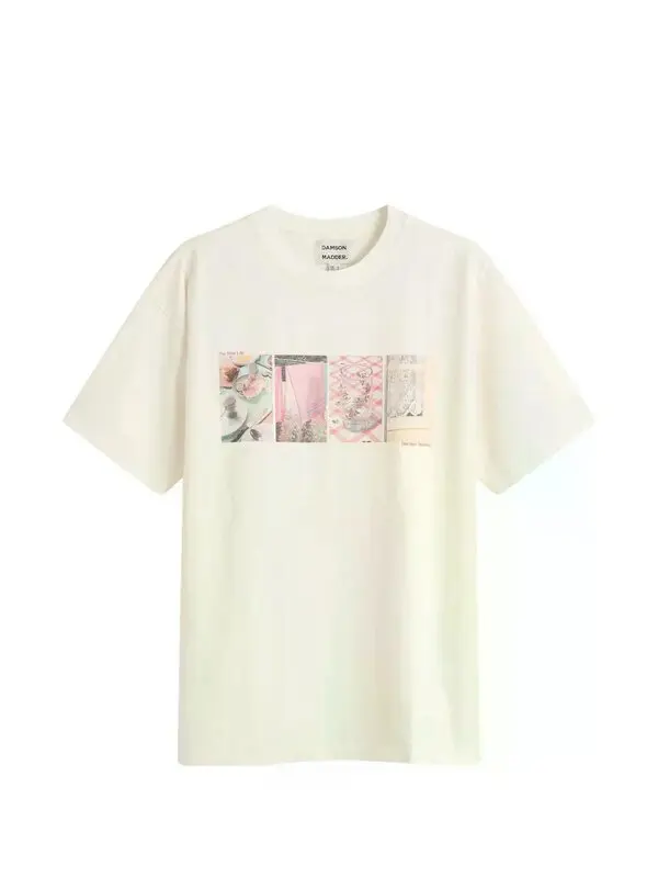 DAMSON MADDER Graphic-print T-shirt - Neutrals
