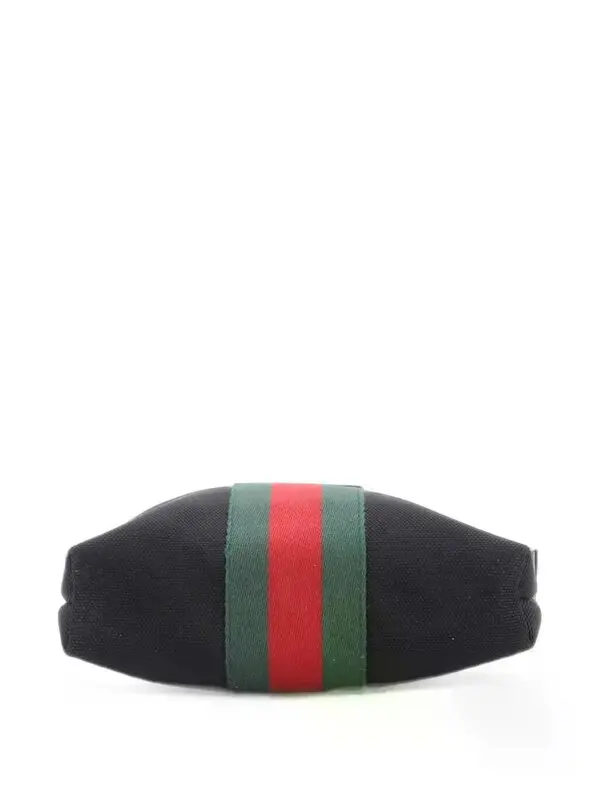 Gucci Web Messenger Bag Techno Canvas Small Crossbody Bag
