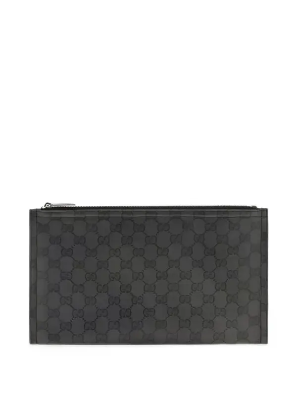 Gucci Medium Essence Classic Pouch - Black