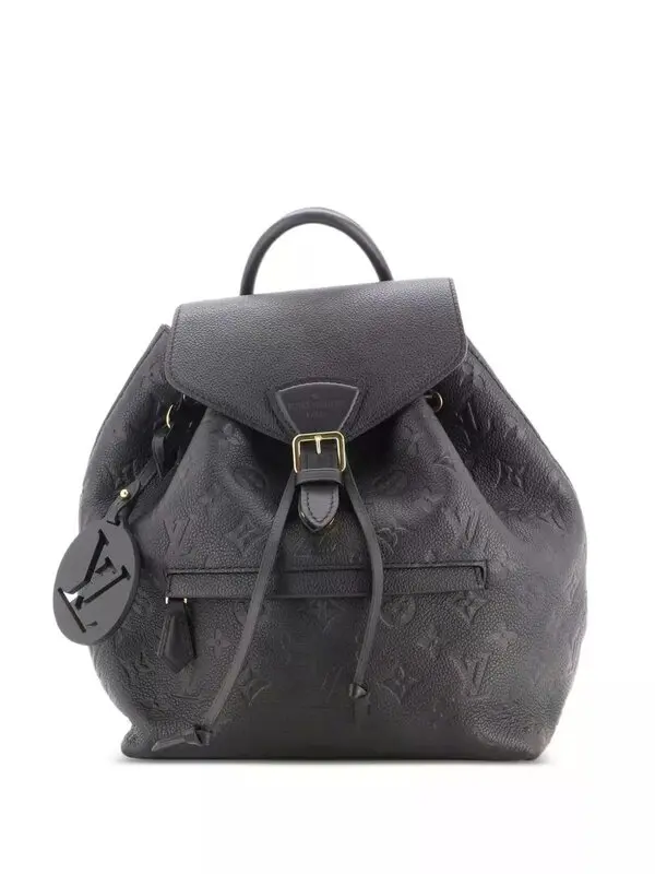LOUIS VUITTON Montsouris Nm Monogram Empreinte Leather Pm Backpack