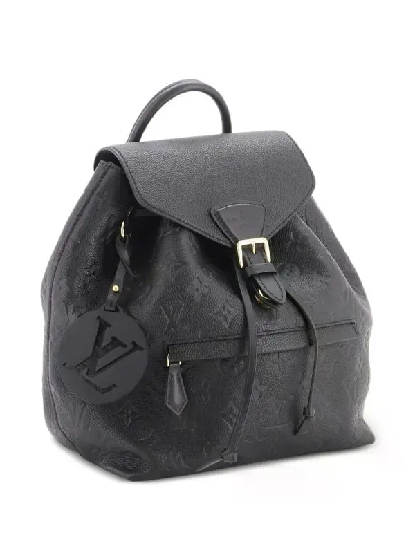 LOUIS VUITTON Montsouris Nm Monogram Empreinte Leather Pm Backpack