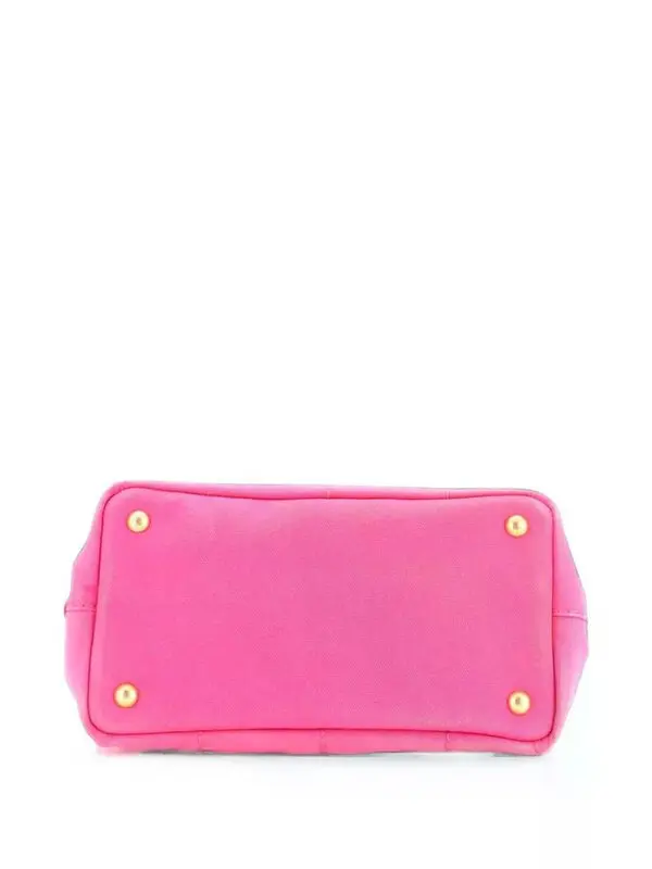 Prada Canapa Convertible Canvas Mini Tote Bag