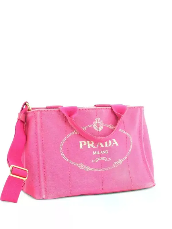 Prada Canapa Convertible Mini Tote Bag