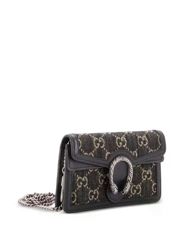 Gucci Dionysus Gg Denim Super Mini Crossbody Bag