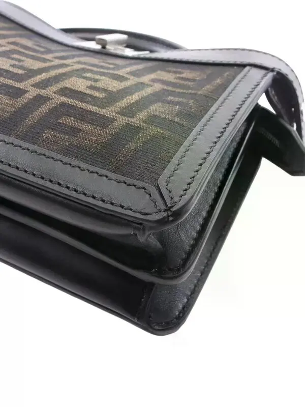 Fendi Small Zucca Canvas Peekaboo Satchel