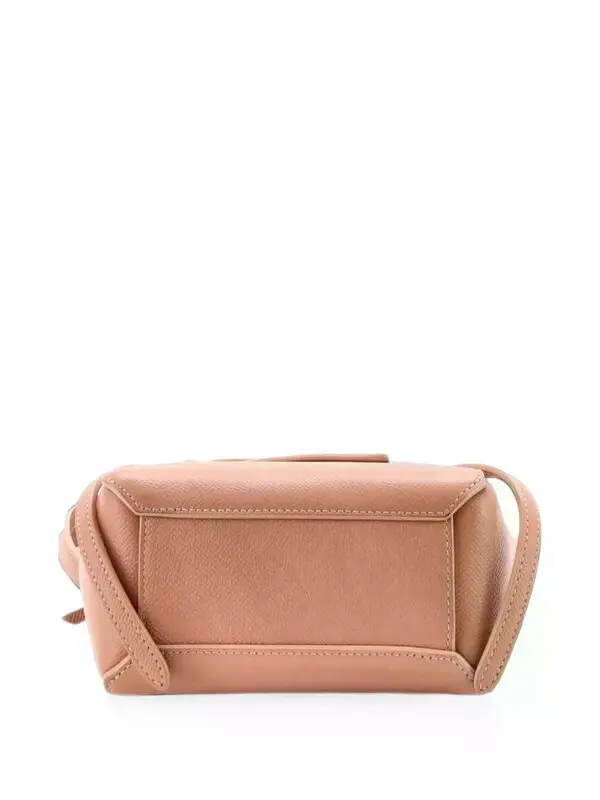 Celine Belt Bag Textured Leather Pico Shoulder Bag