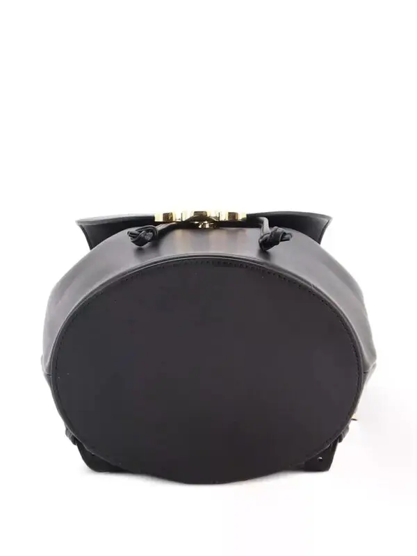 Celine Bonnie Leather Backpack - Black