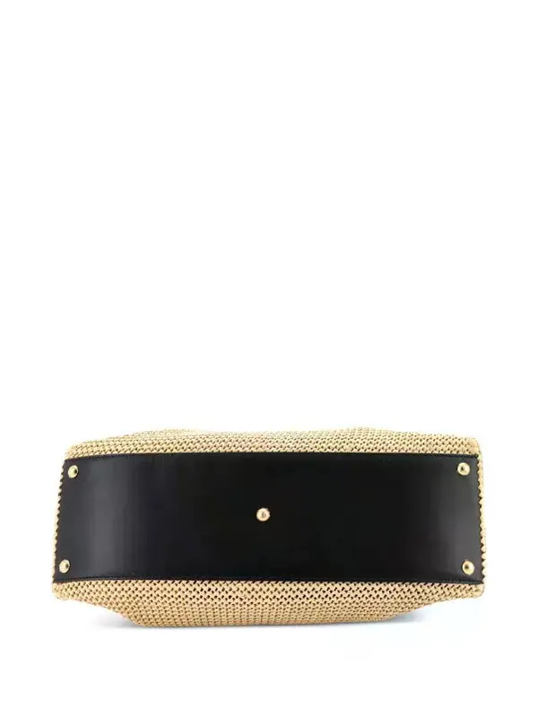 Fendi Peekaboo X-raffia Medium Tote Bag