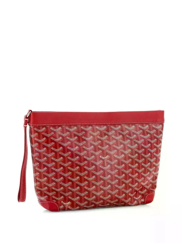 Goyard Goyardine Conti Pouch Coated Canvas Clutch Bag