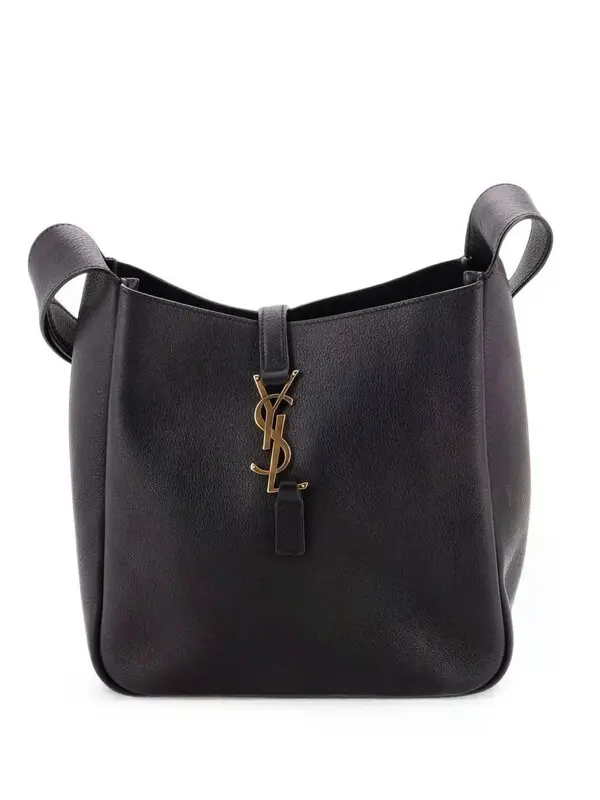 Saint Laurent Le 5 A 7 Supple Leather Small Hobo Bag