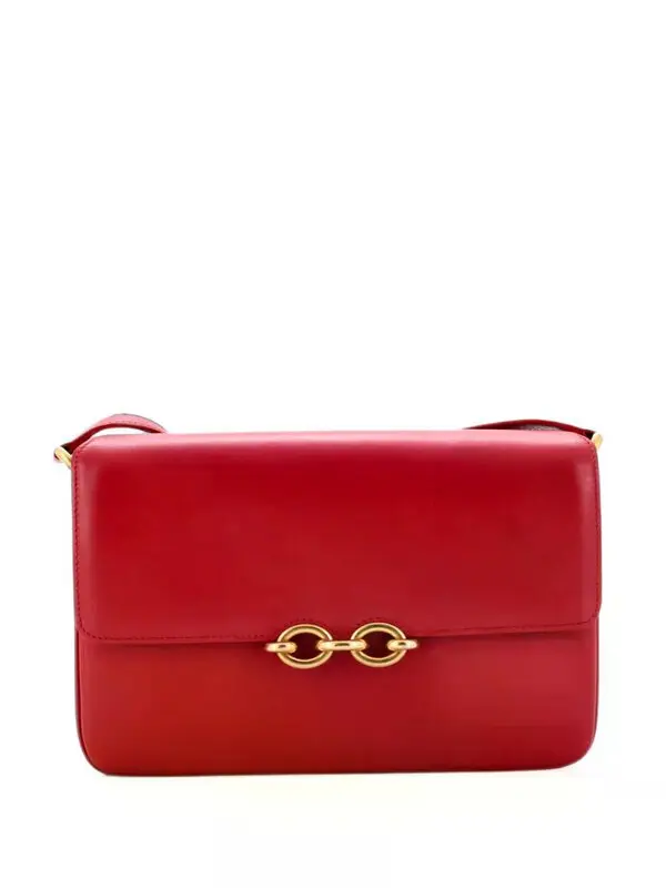 Saint Laurent Le Maillon Shoulder Bag Leather Medium Crossbody Bag