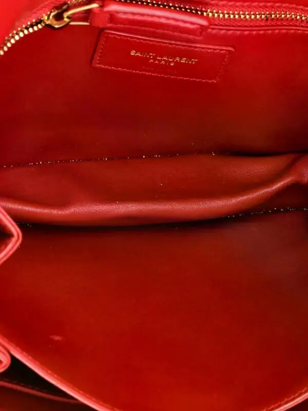 Saint Laurent Le Maillon Shoulder Bag Leather Medium Crossbody Bag