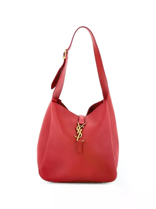 Saint Laurent Le 5 A 7 Supple Leather Small Hobo Bag