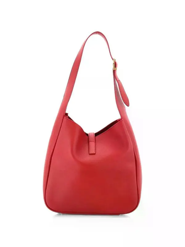 Saint Laurent Le 5 A 7 Supple Leather Small Hobo Bag